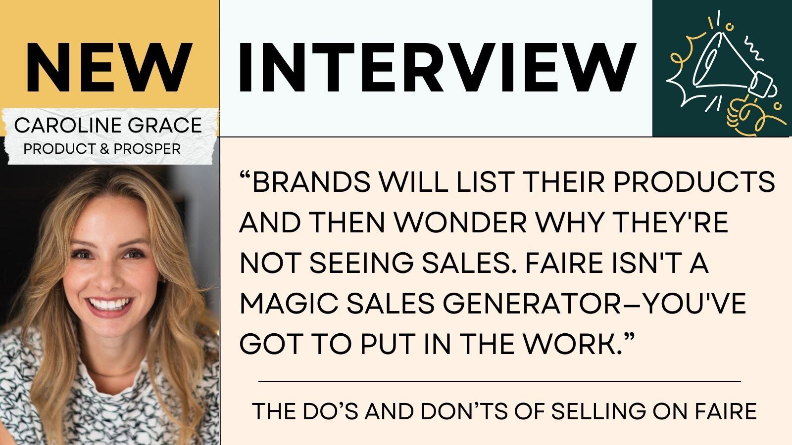 This is How to Win on Faire with Caroline Grace